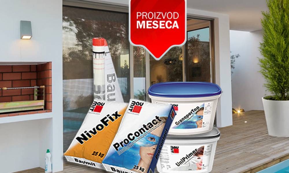 Proizvod meseca - Baumit Pro Sistem - GRENEF